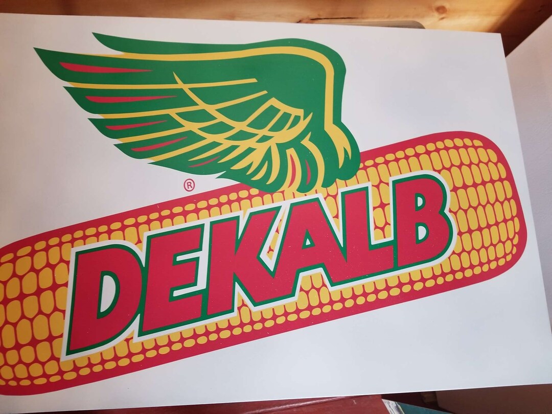 DEKALB Corn Sign Large 24in Feed Seed Barn Farm Farmer Garage Bar ...