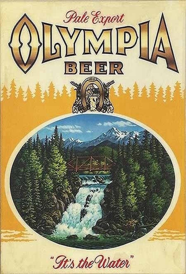 Olympia Beer Sign Large 24in Metal Sign Display - Etsy