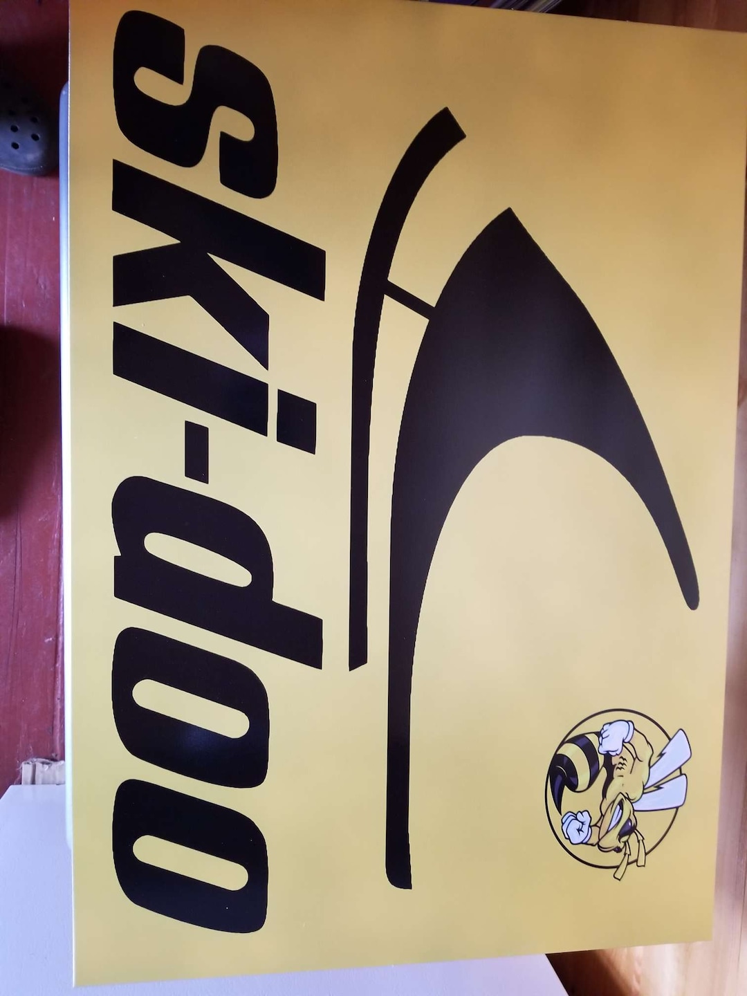 Ski Doo Sign Large 24in Metal Sign Bee Man Cave Snowmobile Display - Etsy