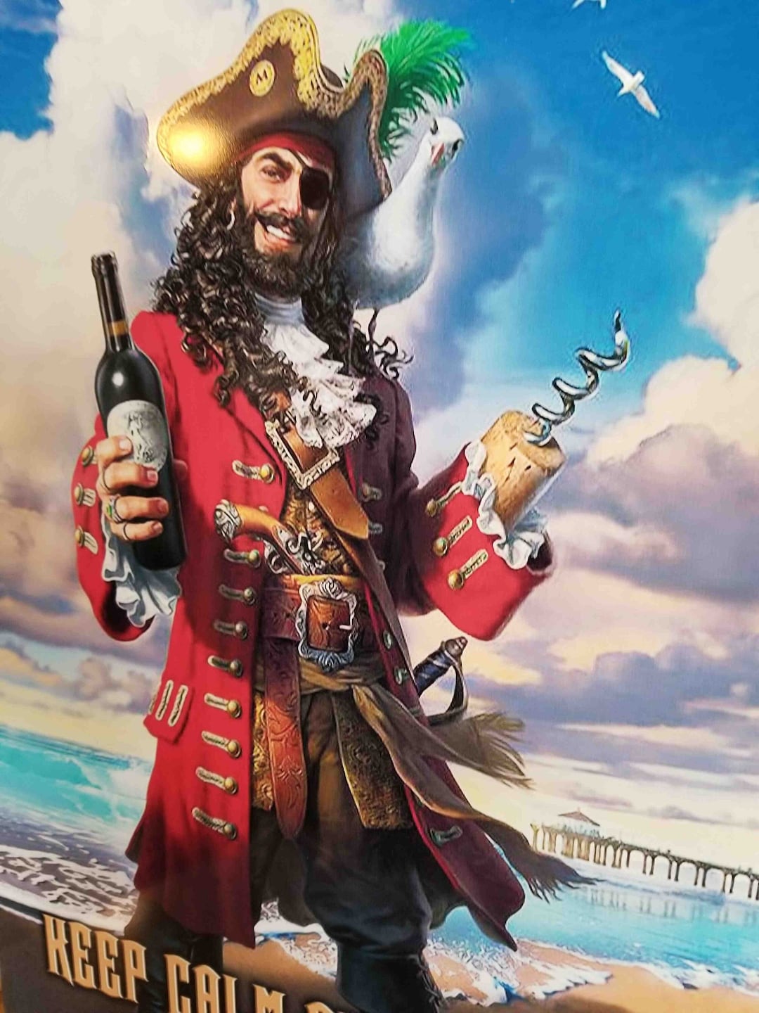 Captain Morgan Pirate Pub Sign Large 24in Liquor Advertising - Etsy
