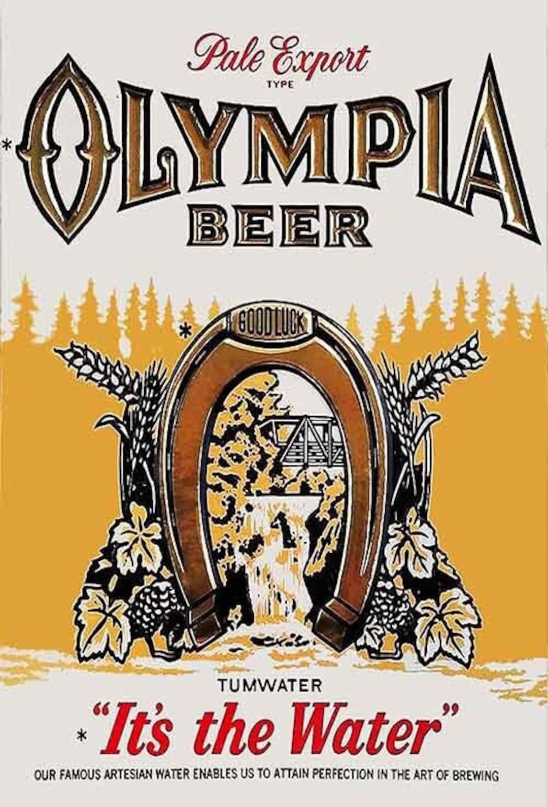 Olympia Beer Sign Large 24in Metal Sign Display - Etsy