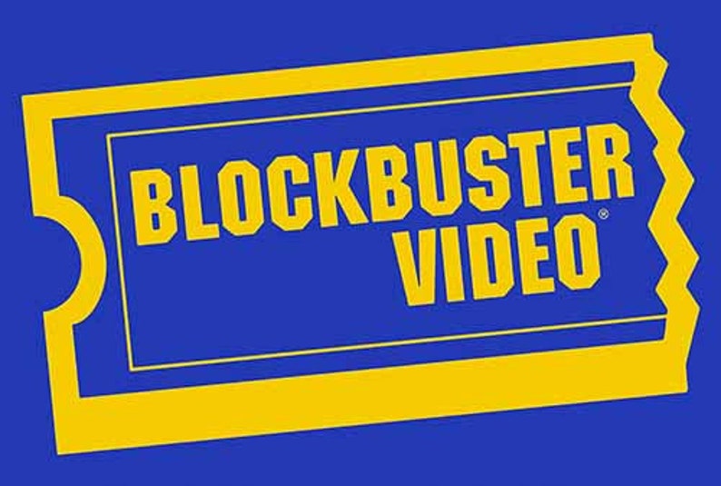 Blockbuster Sign Blockbuster Video Metal Display, Home Cinema, Wall Art ...