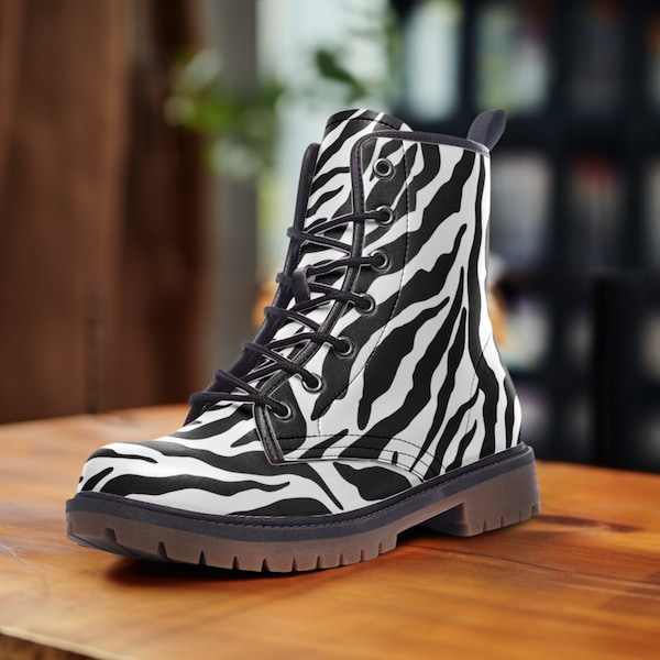 Zebra Print Shoes - Etsy