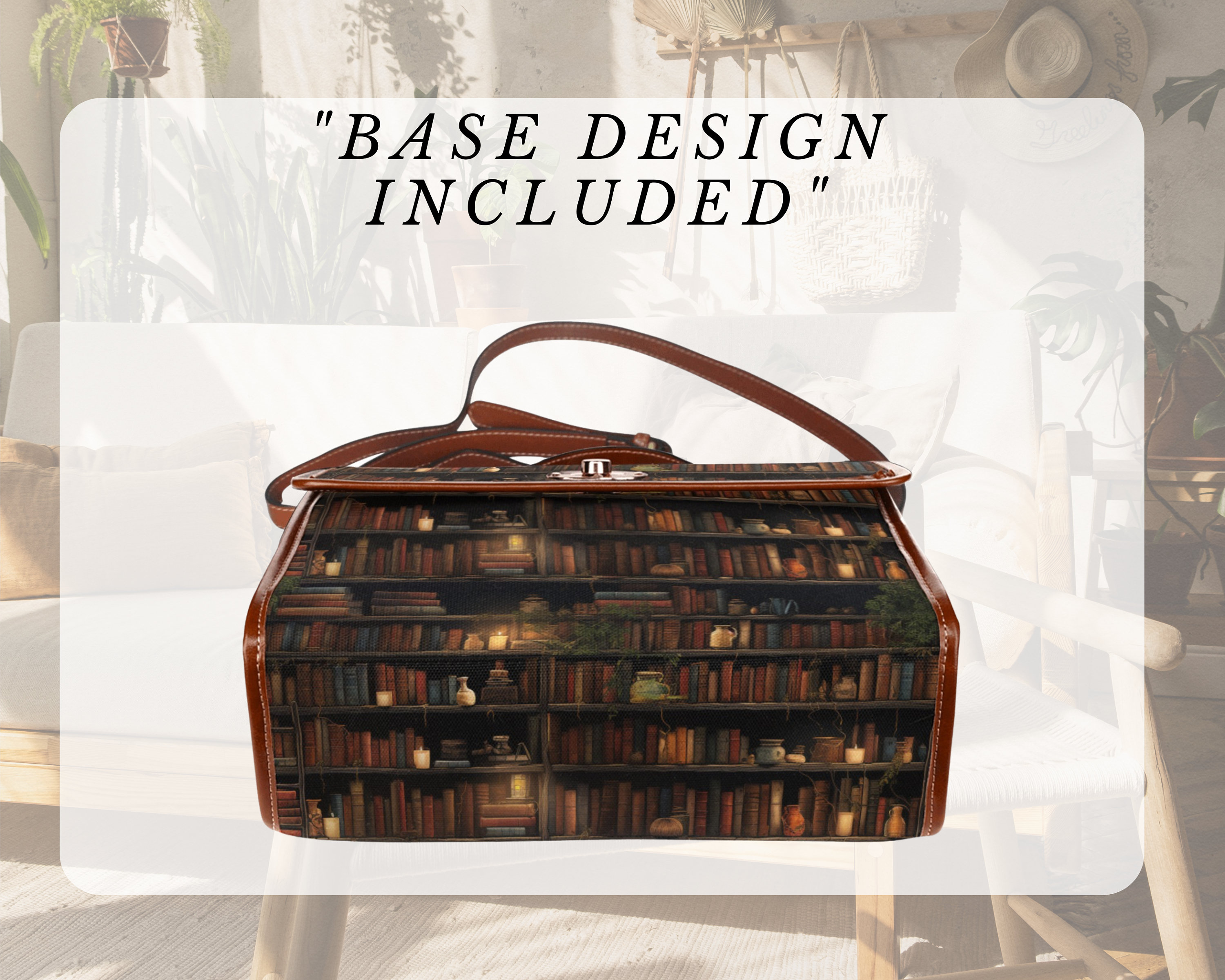 Bookcore Satchel Bag, Bookish Vegan Leather Handbag, Library Crossbody ...