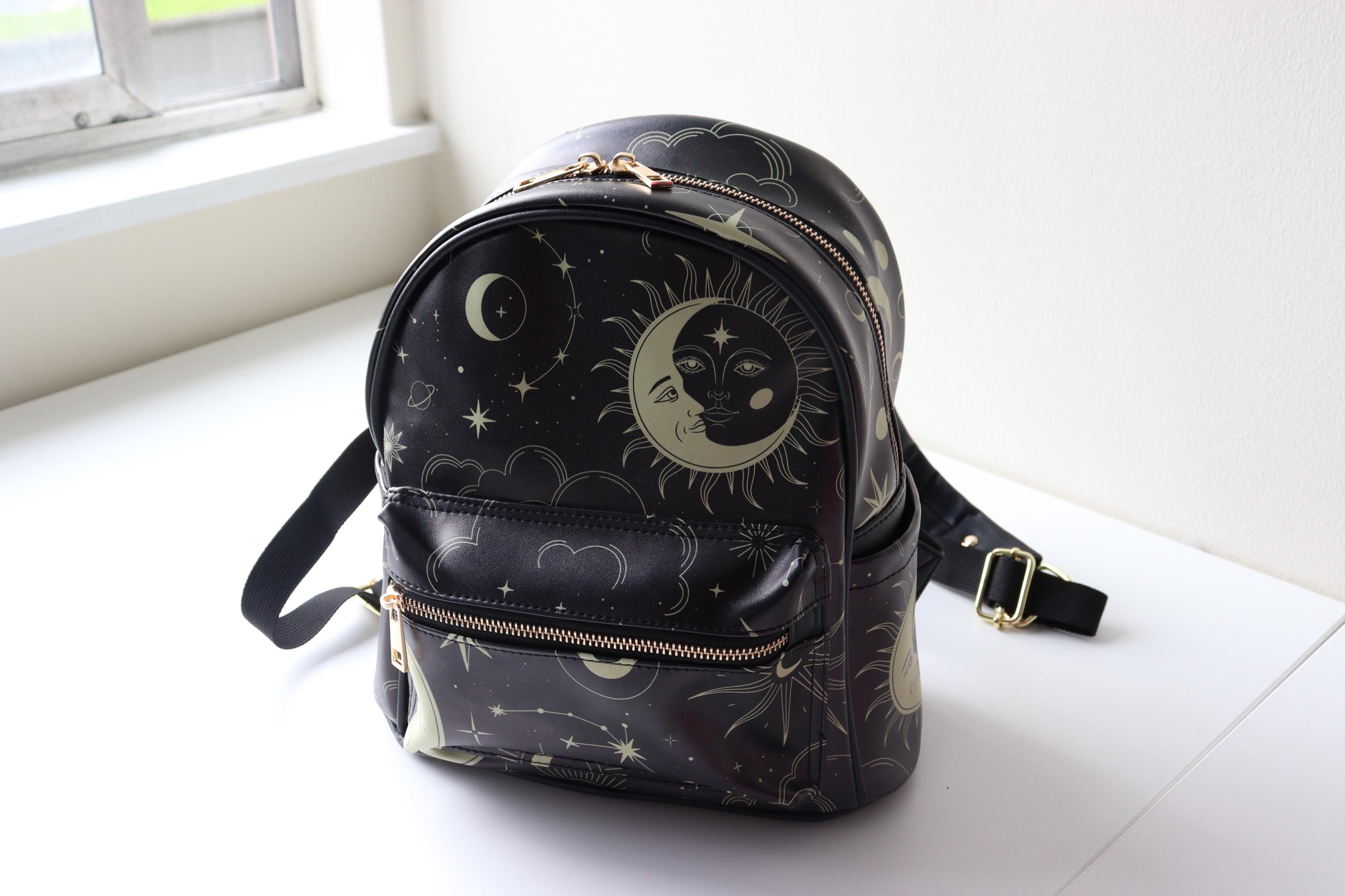 Celestial Backpack, Witch Bag, Light Weight Bag for Book and Small Ipad ...