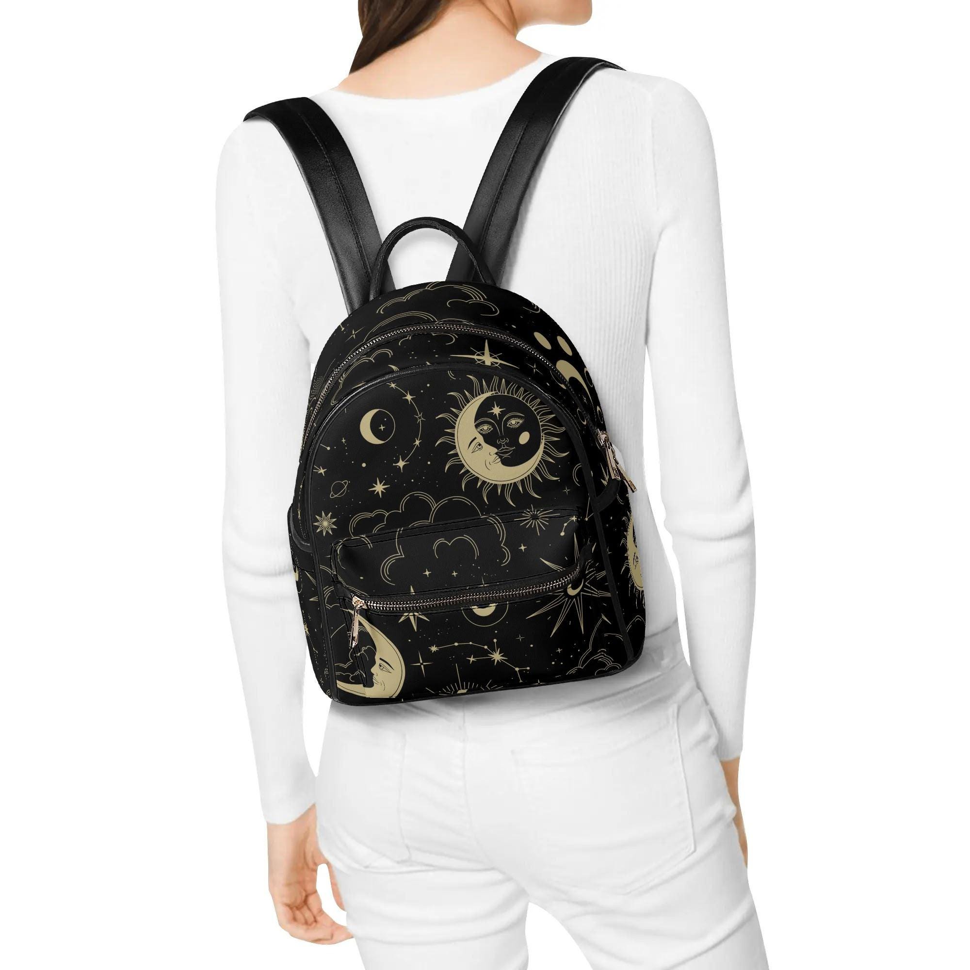 Celestial Backpack, Witch Bag, Light Weight Bag for Book and Small Ipad ...
