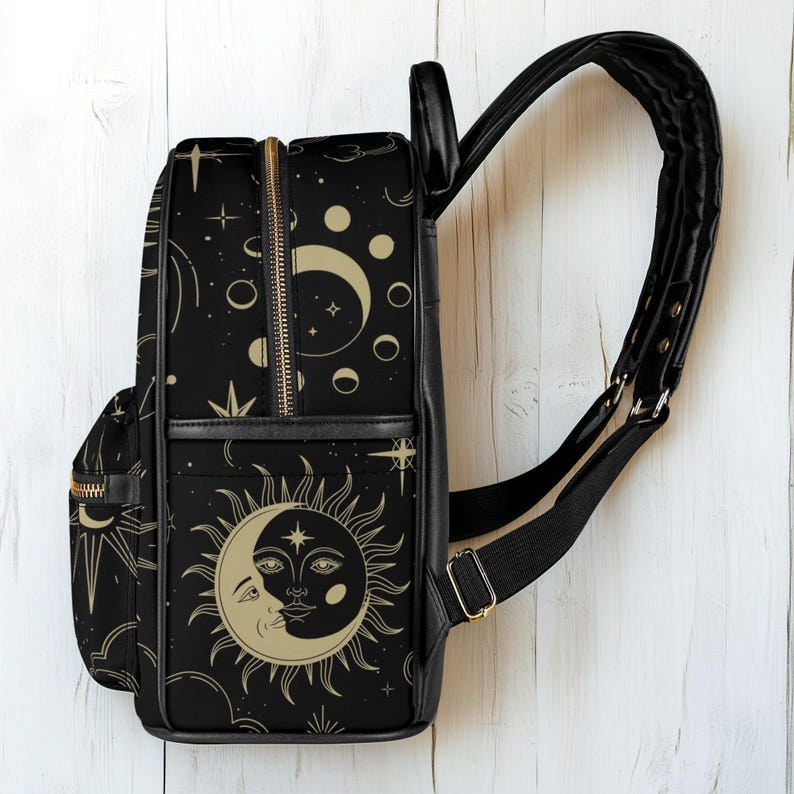 Celestial Backpack, Witch Bag, Light Weight Bag for Book and Small Ipad ...