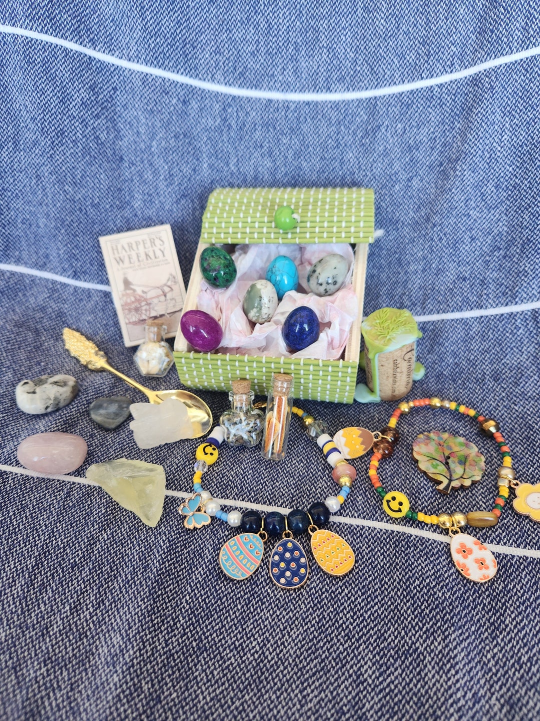 Ostara Egg Basket Altar Set - Etsy