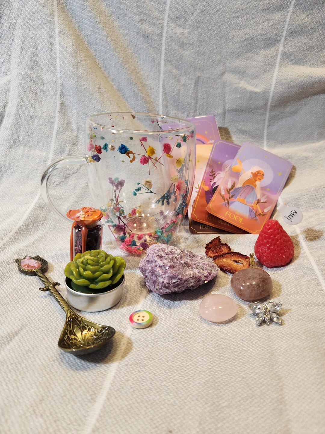 Blossoming Strawberries Self-love Spell Kit for Beauty, Harmony, and ...