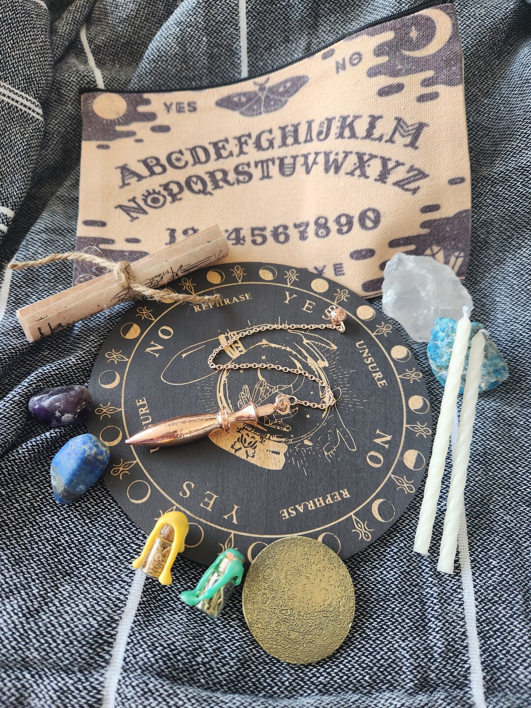 Pendulum Dowsing Kit - Etsy