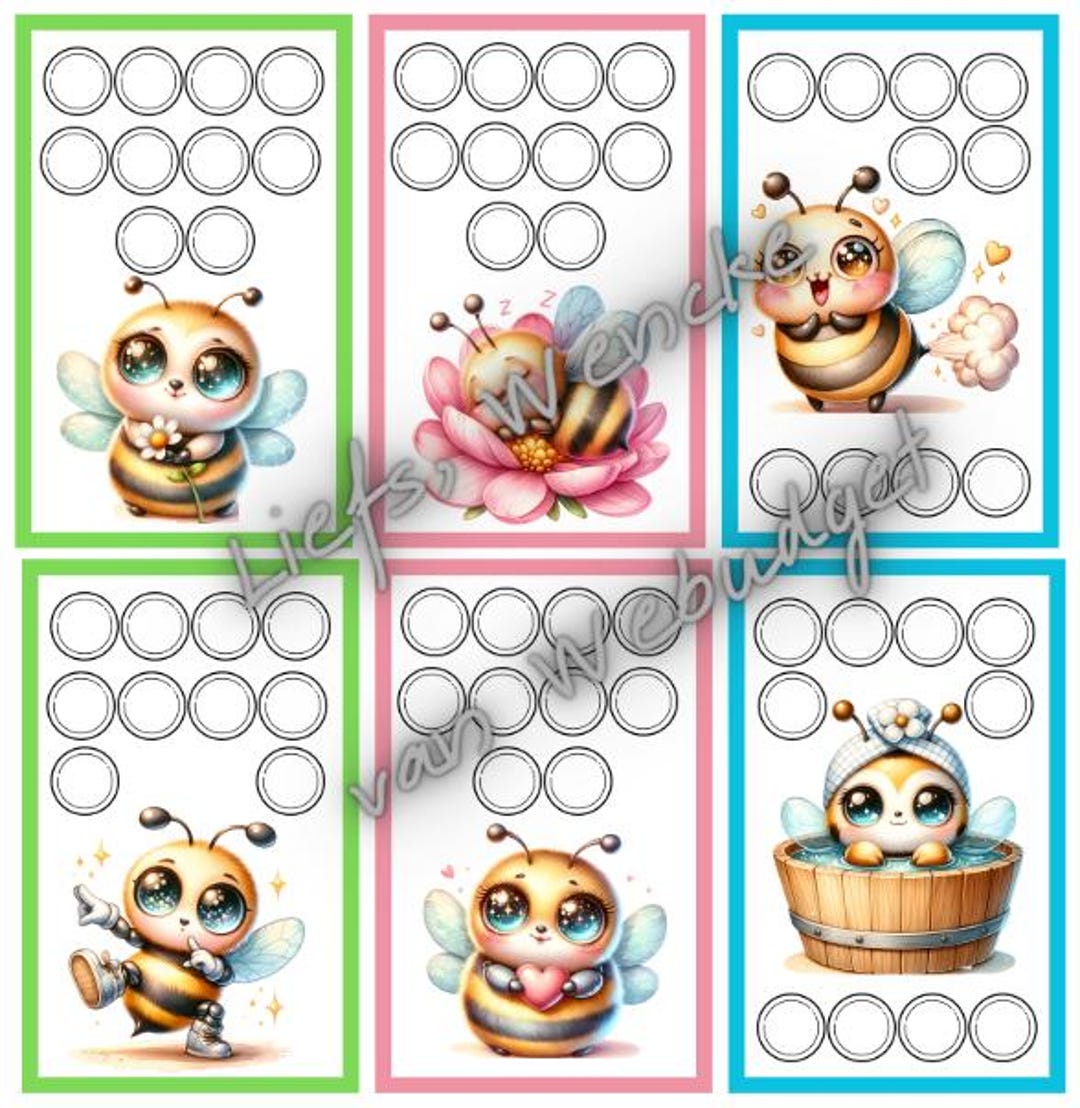Digital - Mini Challenges Bee Theme - Etsy