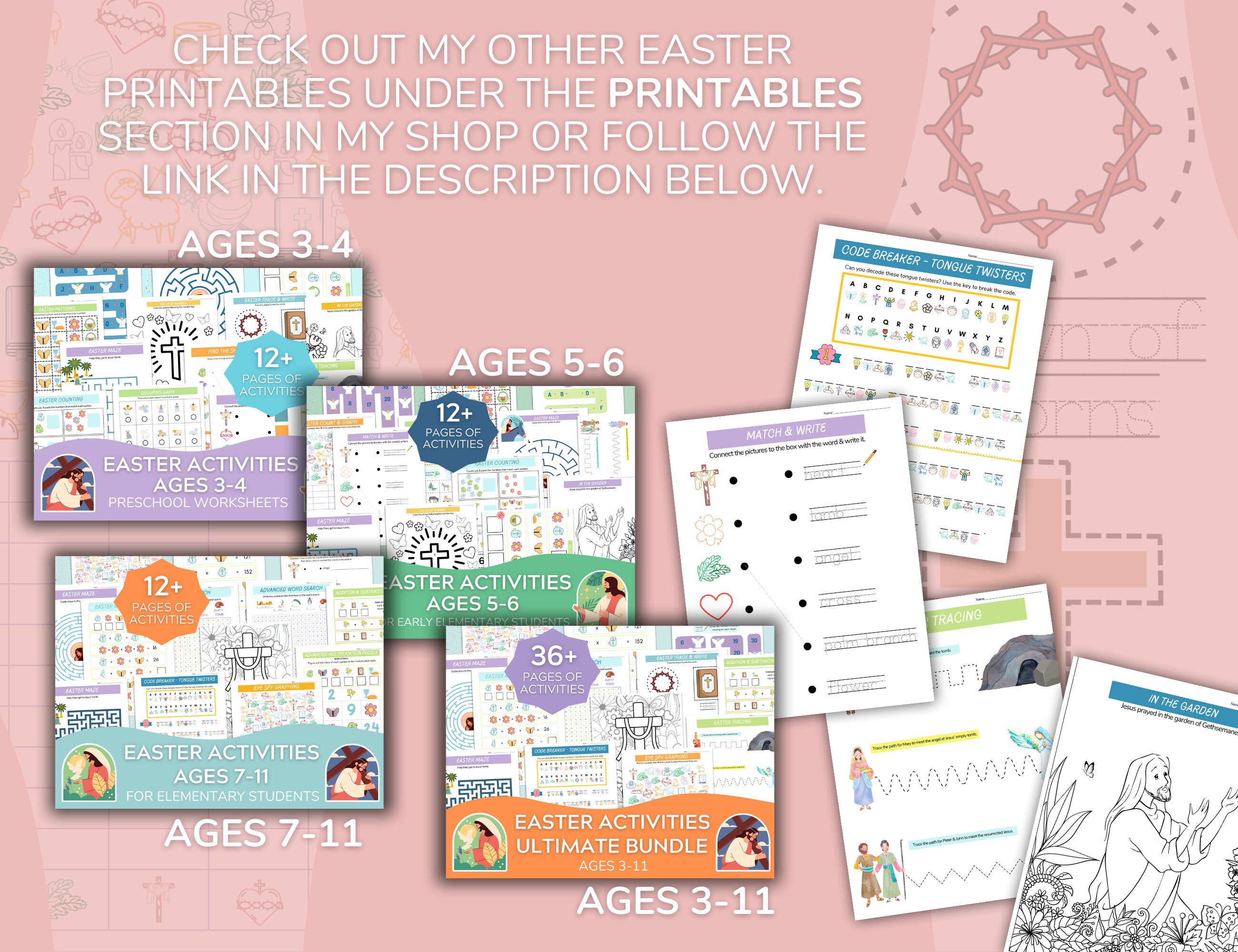 Religious Easter Scavenger Hunt Christ Centered Treasure Hunt Jesus the ...