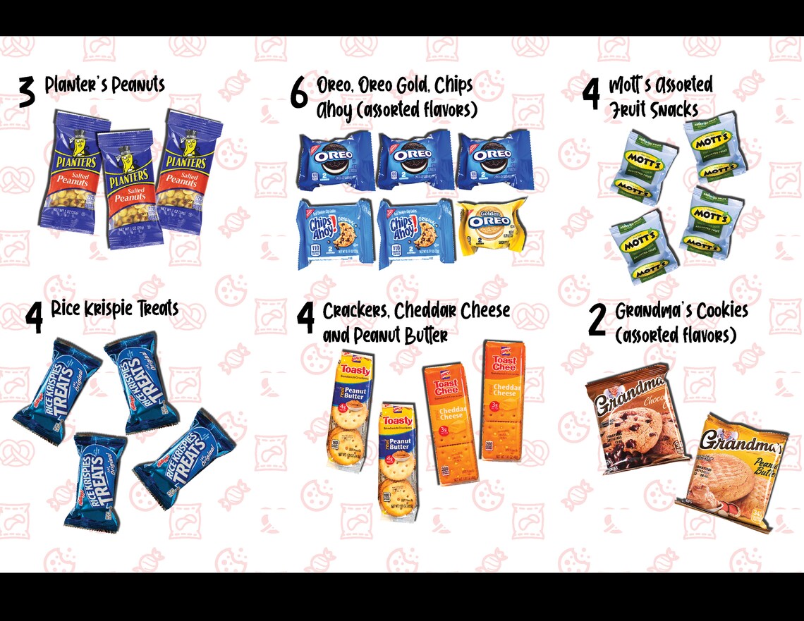 The Ultimate 50 Pack Snack Box - Etsy