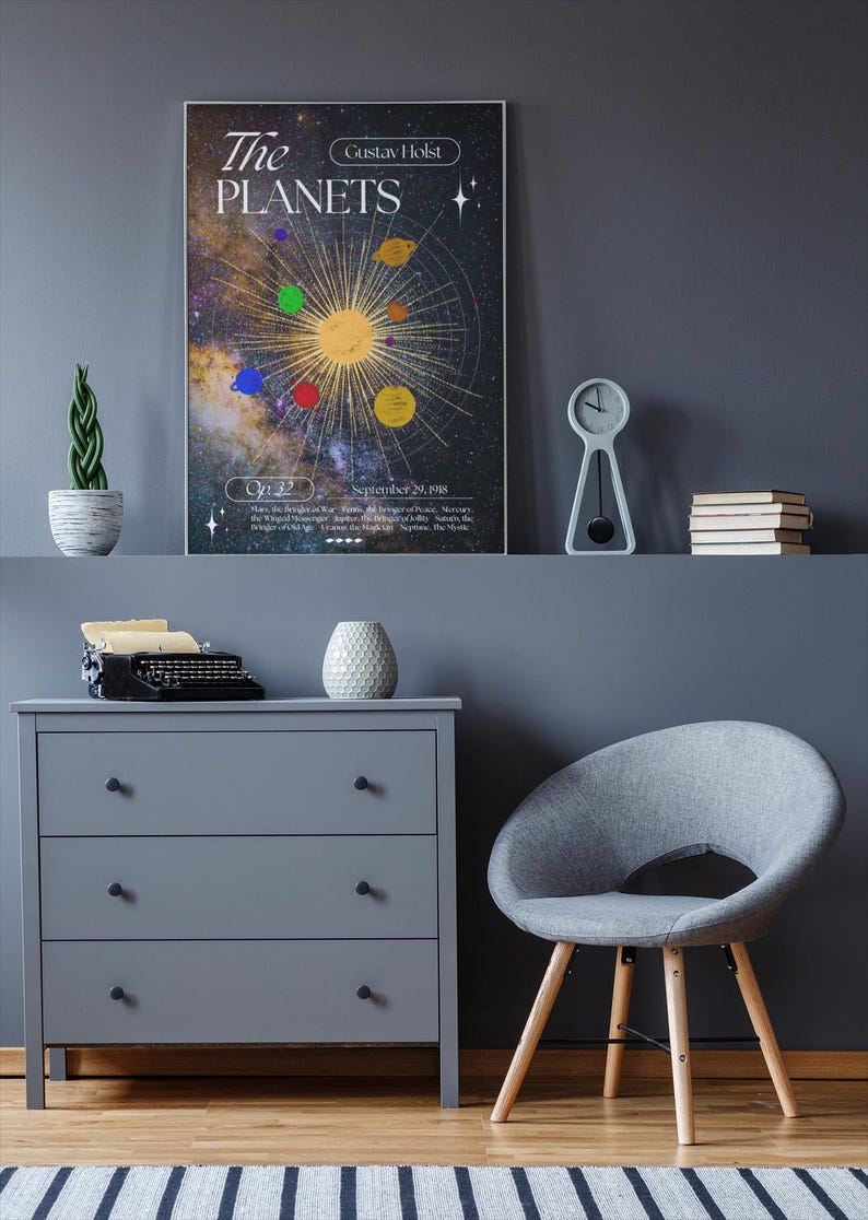 Gustav Holst 'the Planets' Poster: Classical Music Classroom Art - Etsy