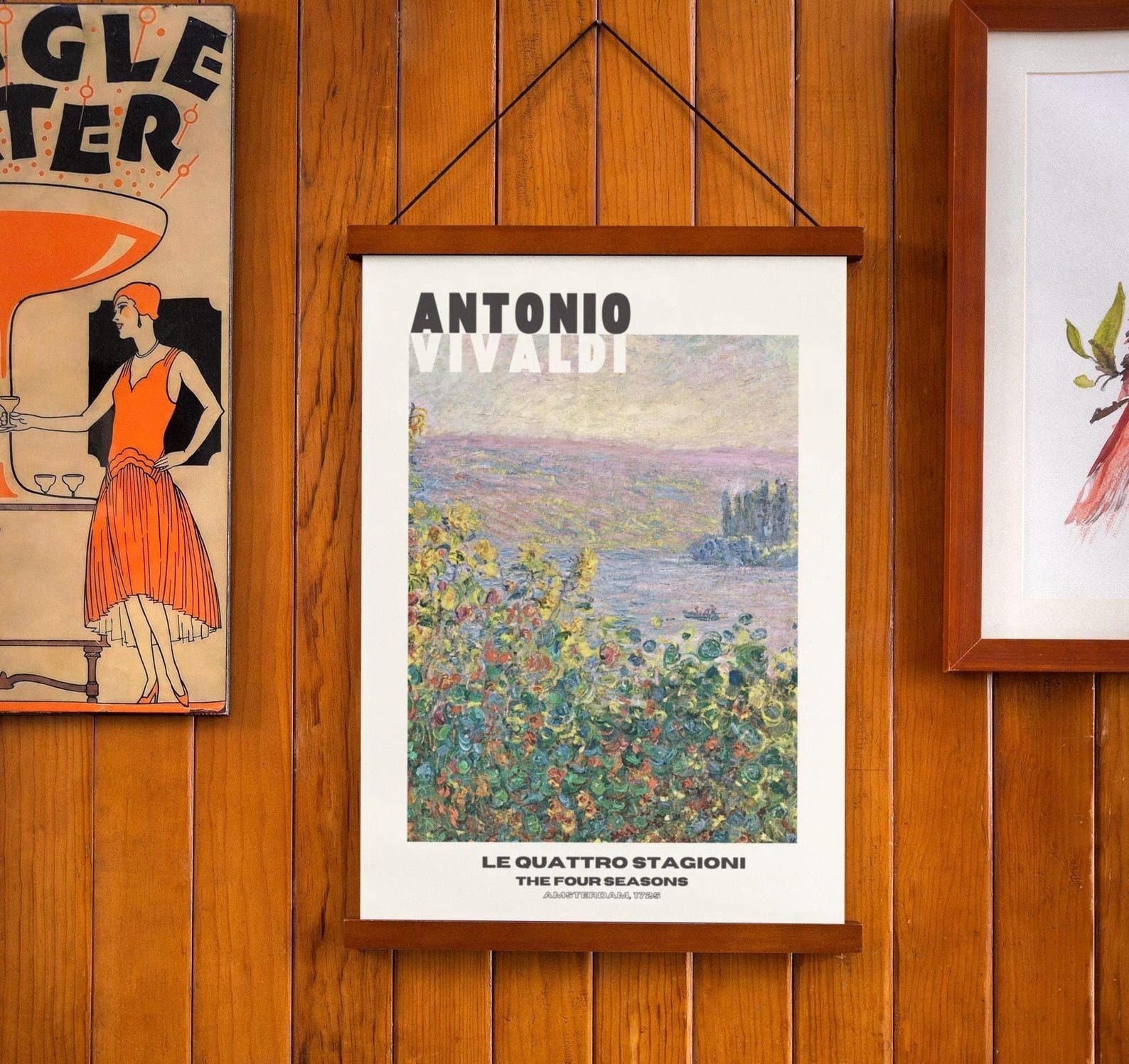 Antonio Vivaldi the Four Seasons Poster, Classical Music Art, Classical ...