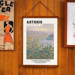 Antonio Vivaldi the Four Seasons Poster, Classical Music Art, Classical ...