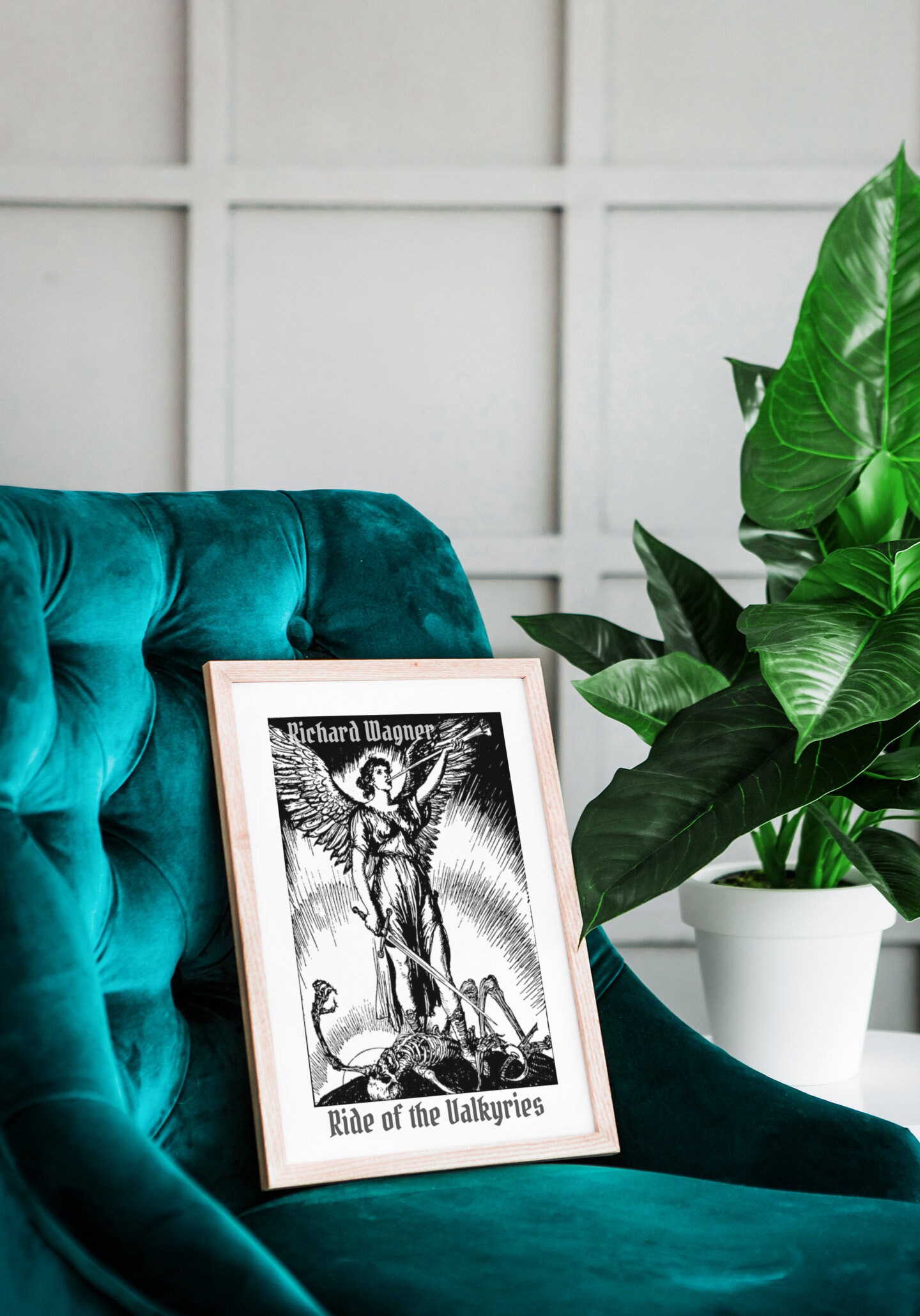 Wagner Poster, Ride of the Valkyries Poster, Classical Music Poster ...