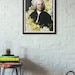 Johann Sebastian Bach Poster, Music Teacher Gift, Classical Music ...