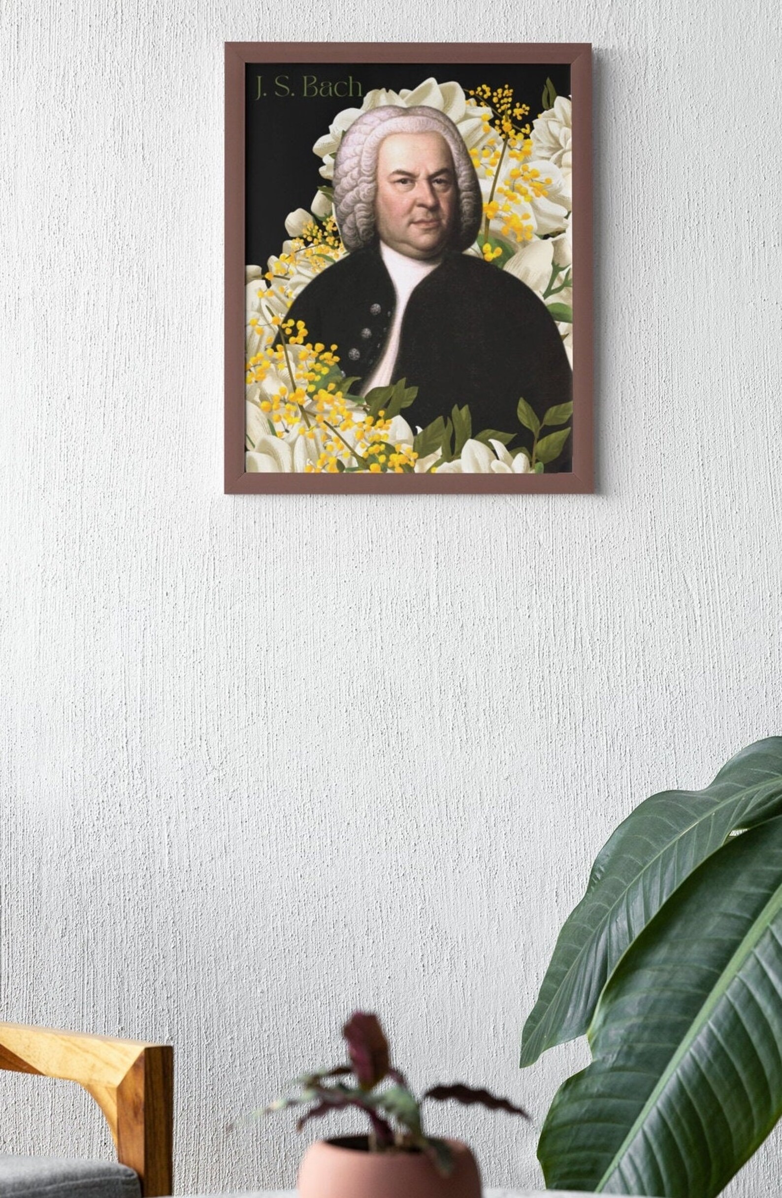 Johann Sebastian Bach Poster, Music Teacher Gift, Classical Music ...