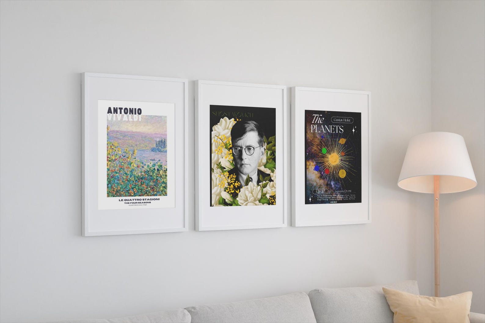 Antonio Vivaldi the Four Seasons Poster, Classical Music Art, Classical ...