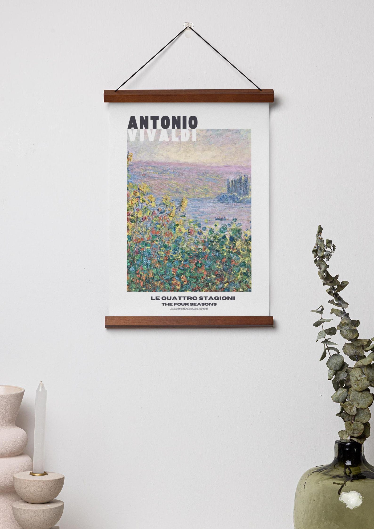 Antonio Vivaldi the Four Seasons Poster, Classical Music Art, Classical ...