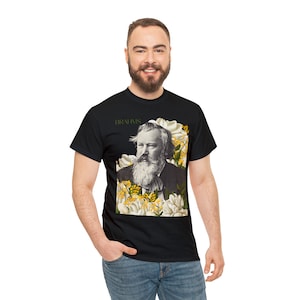 Stylish Brahms Shirt, Music Teacher Gift, Classical Composer Shirt ...