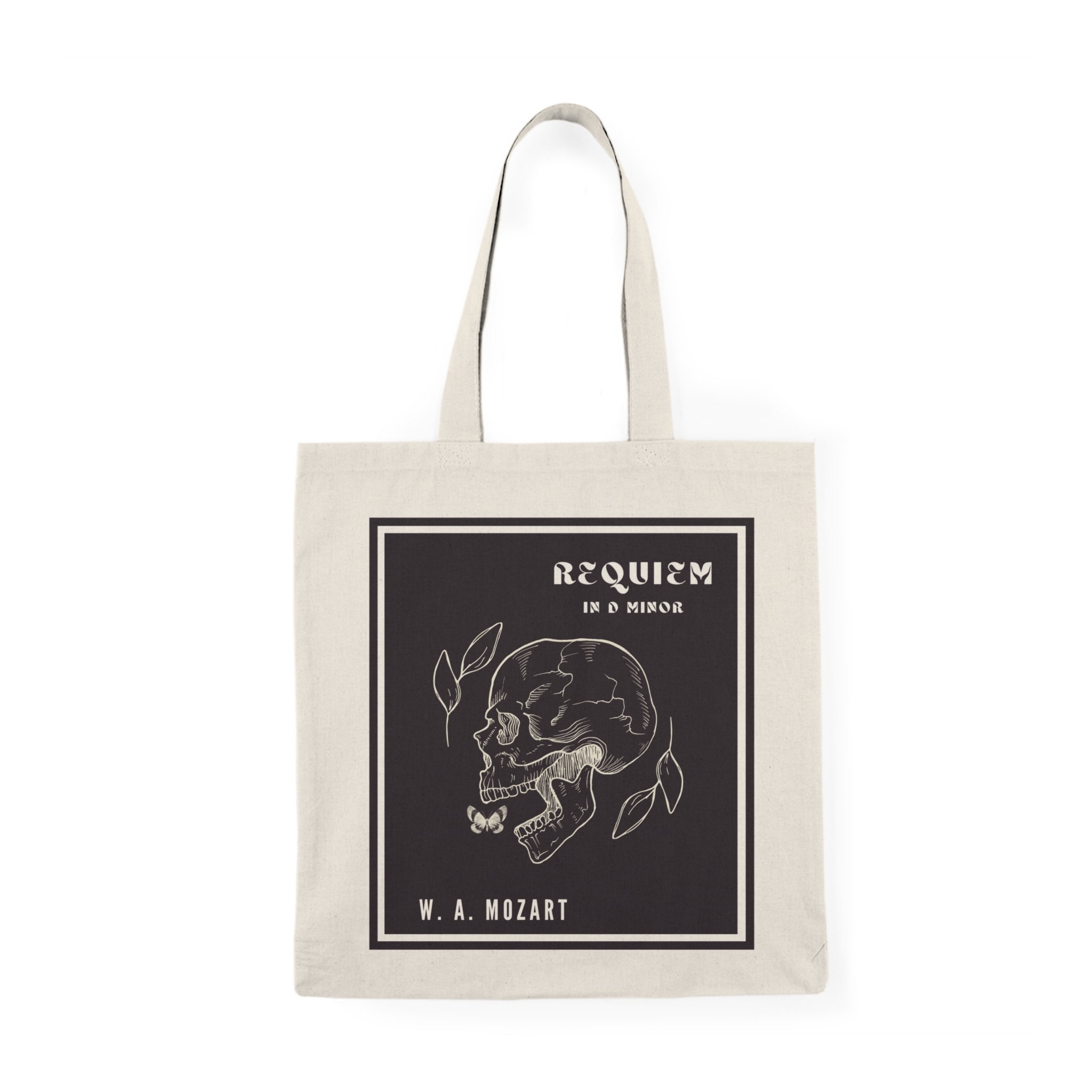 Mozart Requiem Tote, Music Teacher Gift, Classical Music Tote Bag ...