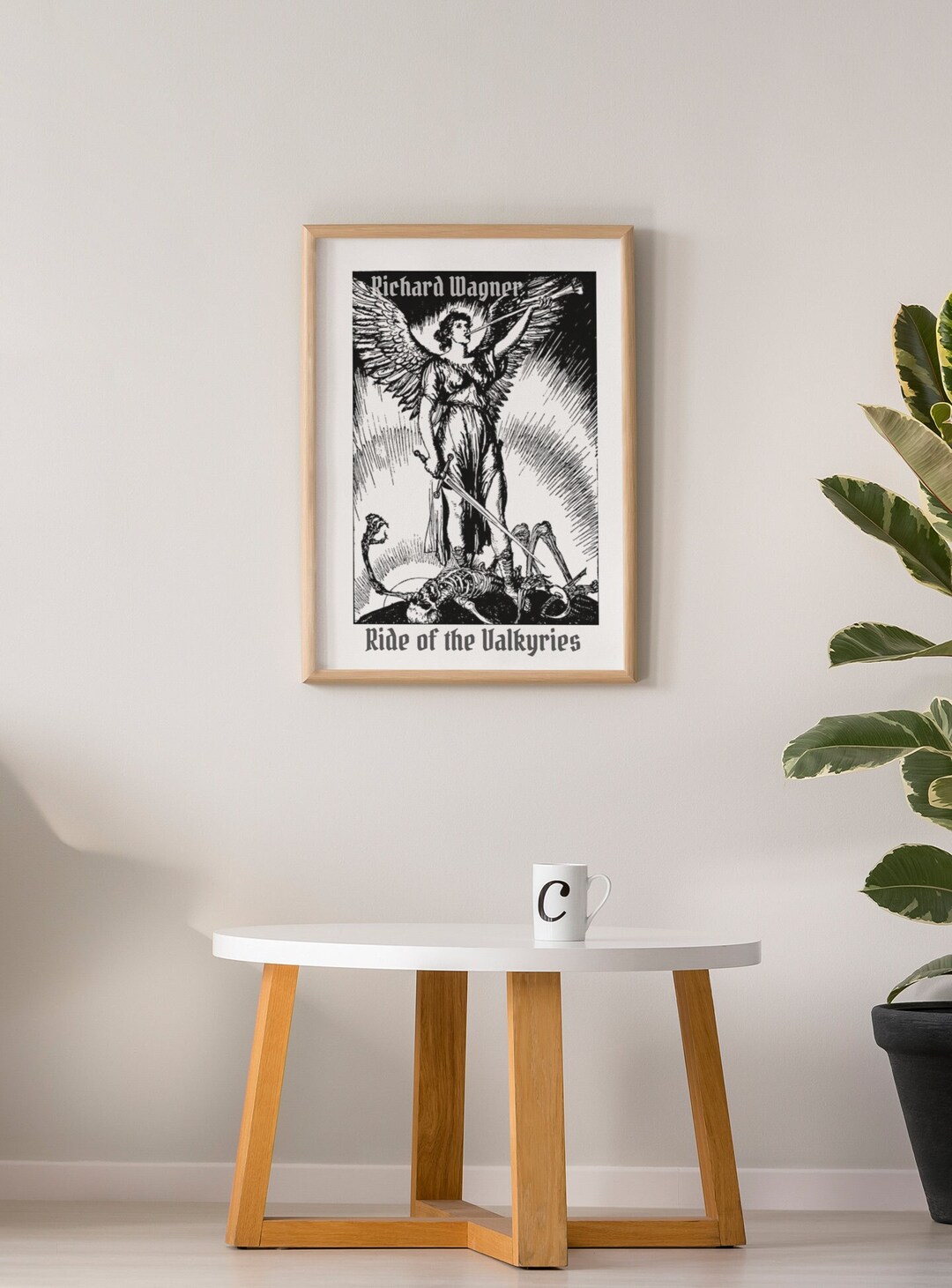 Wagner Poster, Ride of the Valkyries Poster, Music Teacher Gift ...