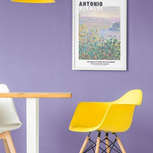 Antonio Vivaldi the Four Seasons Poster, Classical Music Art, Classical ...