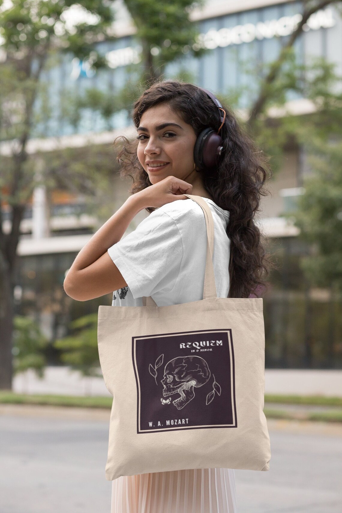 Mozart Requiem Tote, Music Teacher Gift, Classical Music Tote Bag ...