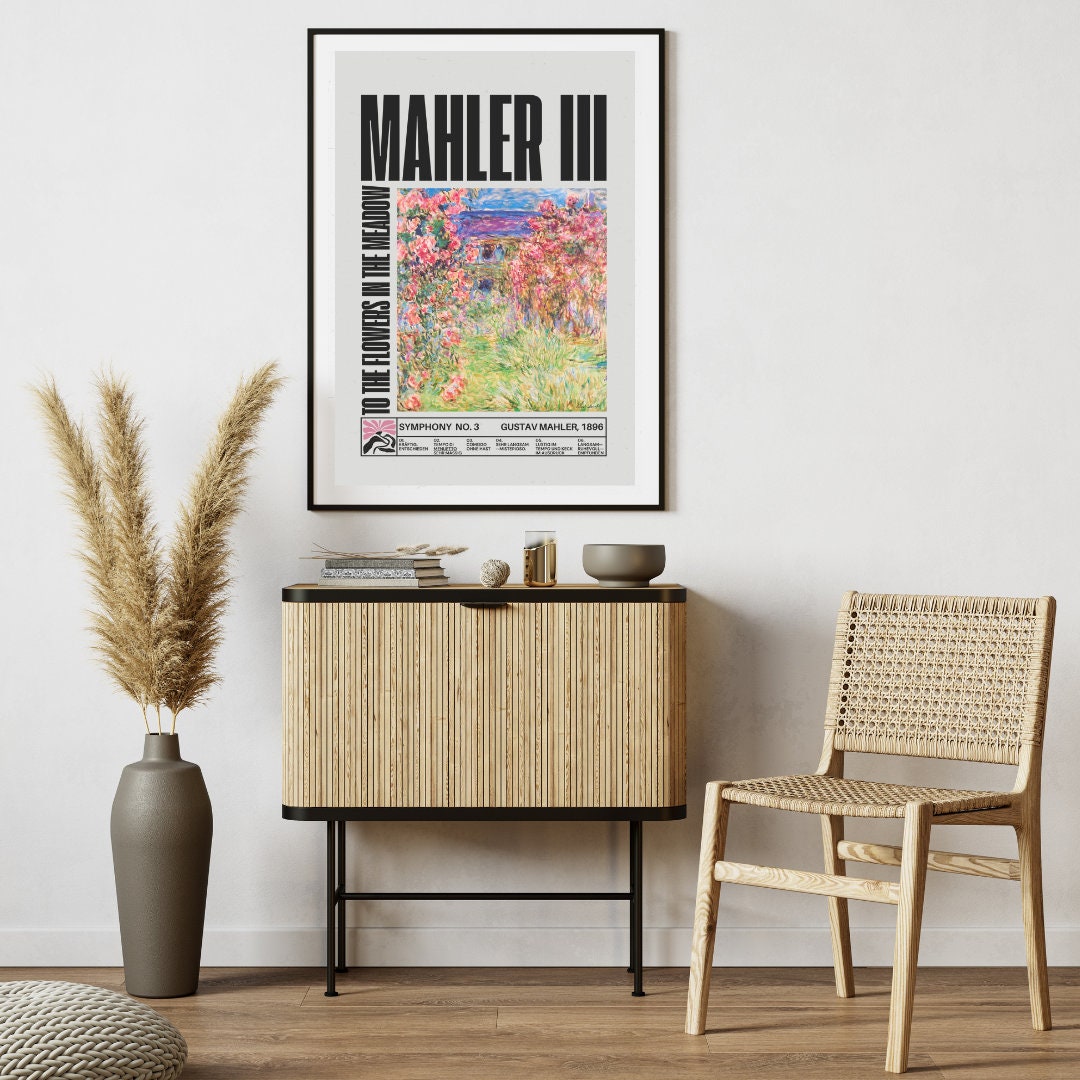 Mahler Poster, Music Teacher Gift, Musician Gift, Orchestra Room Poster ...