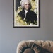 Johann Sebastian Bach Poster, Music Teacher Gift, Classical Music ...