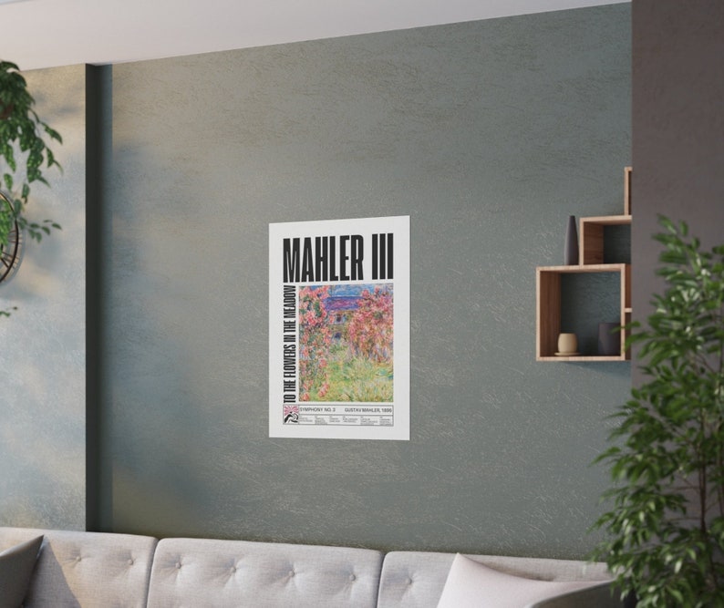 Mahler Poster With Gorgeous Album Art for Mahler's 3rd Symphony - Etsy