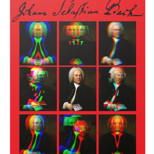 Johann Sebastian Bach Poster - Etsy