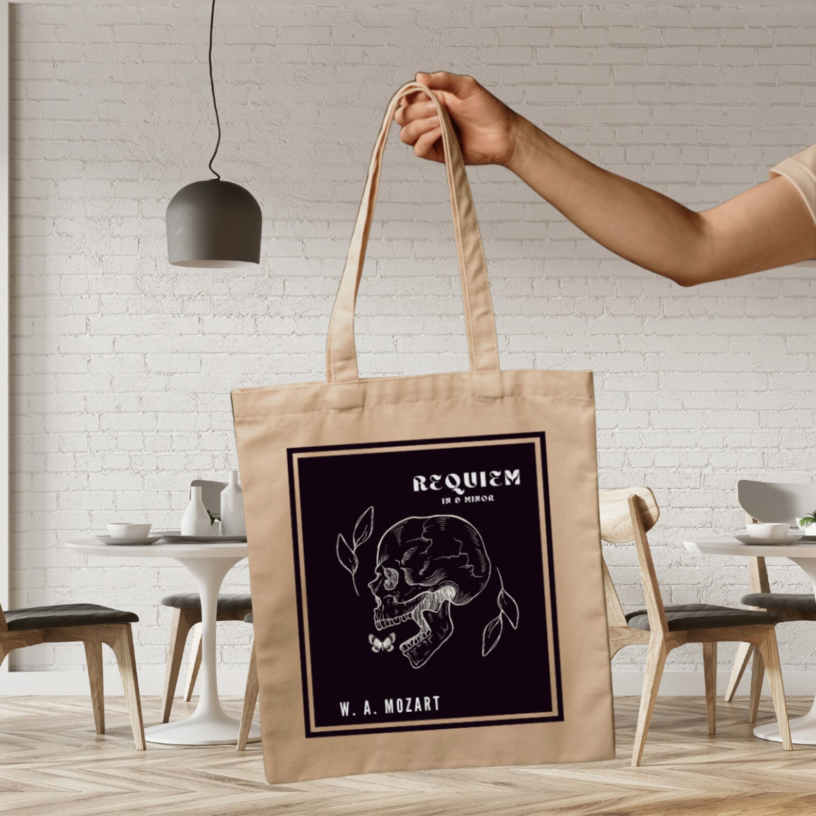 Mozart Requiem Tote, Music Teacher Gift, Classical Music Tote Bag ...