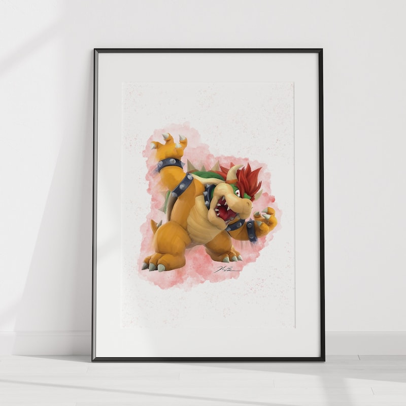 Bowser Painting - Etsy