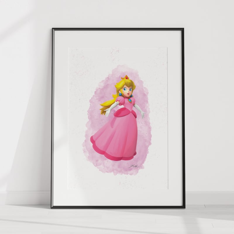 Peach Poster - Etsy UK