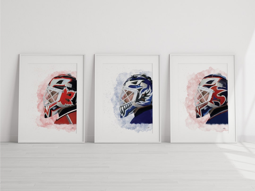 3 PACK Felix Potvin Goalie Mask Toronto Digital Print PDF Printable ...