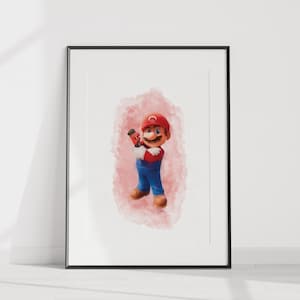2 PACK Mario & Bowser From Super Mario Bros Digital Print PDF Printable ...