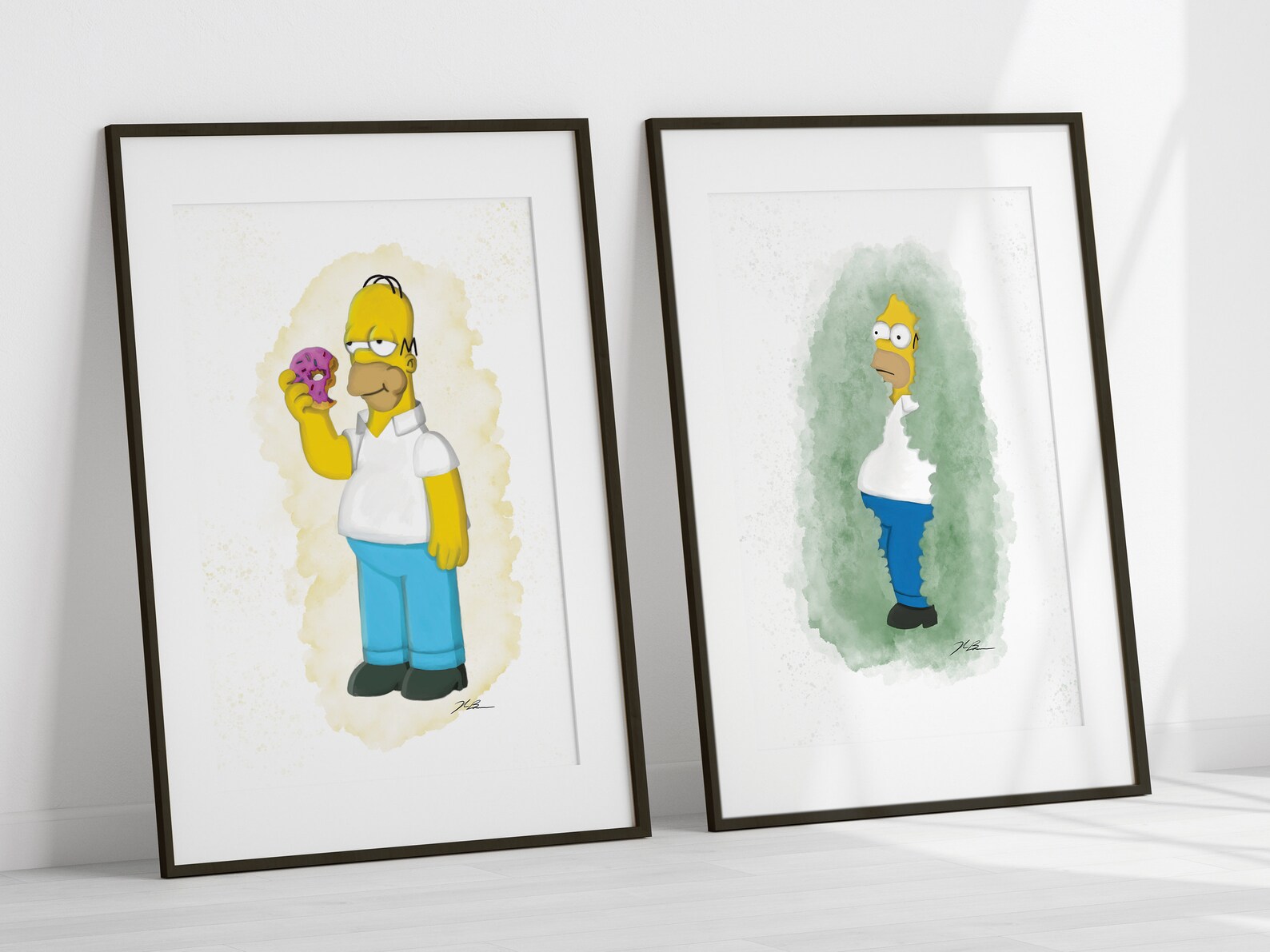 Homer Meme Cartoon Digital Print PDF Printable Artwork Wall Art ...