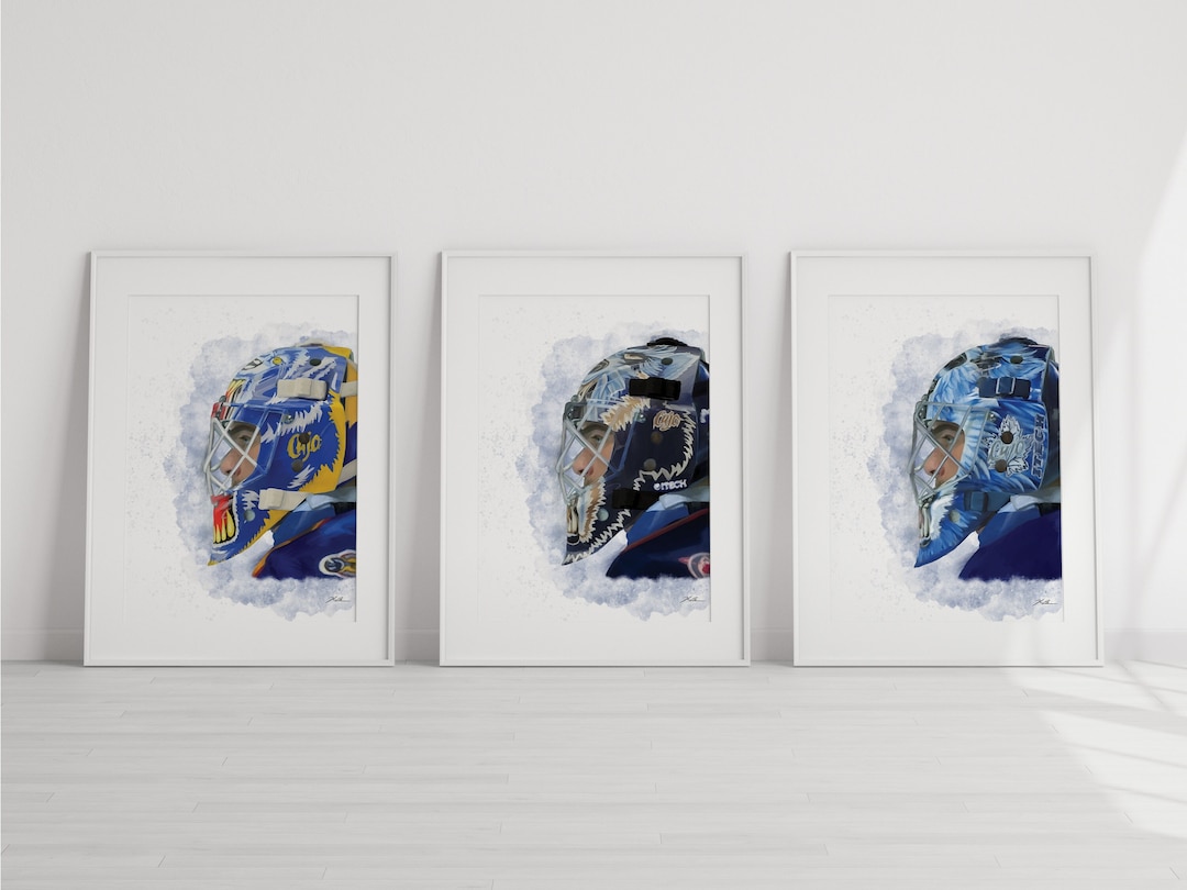 3 PACK Curtis Joseph Cujo Goalie Mask Toronto Digital Print PDF ...