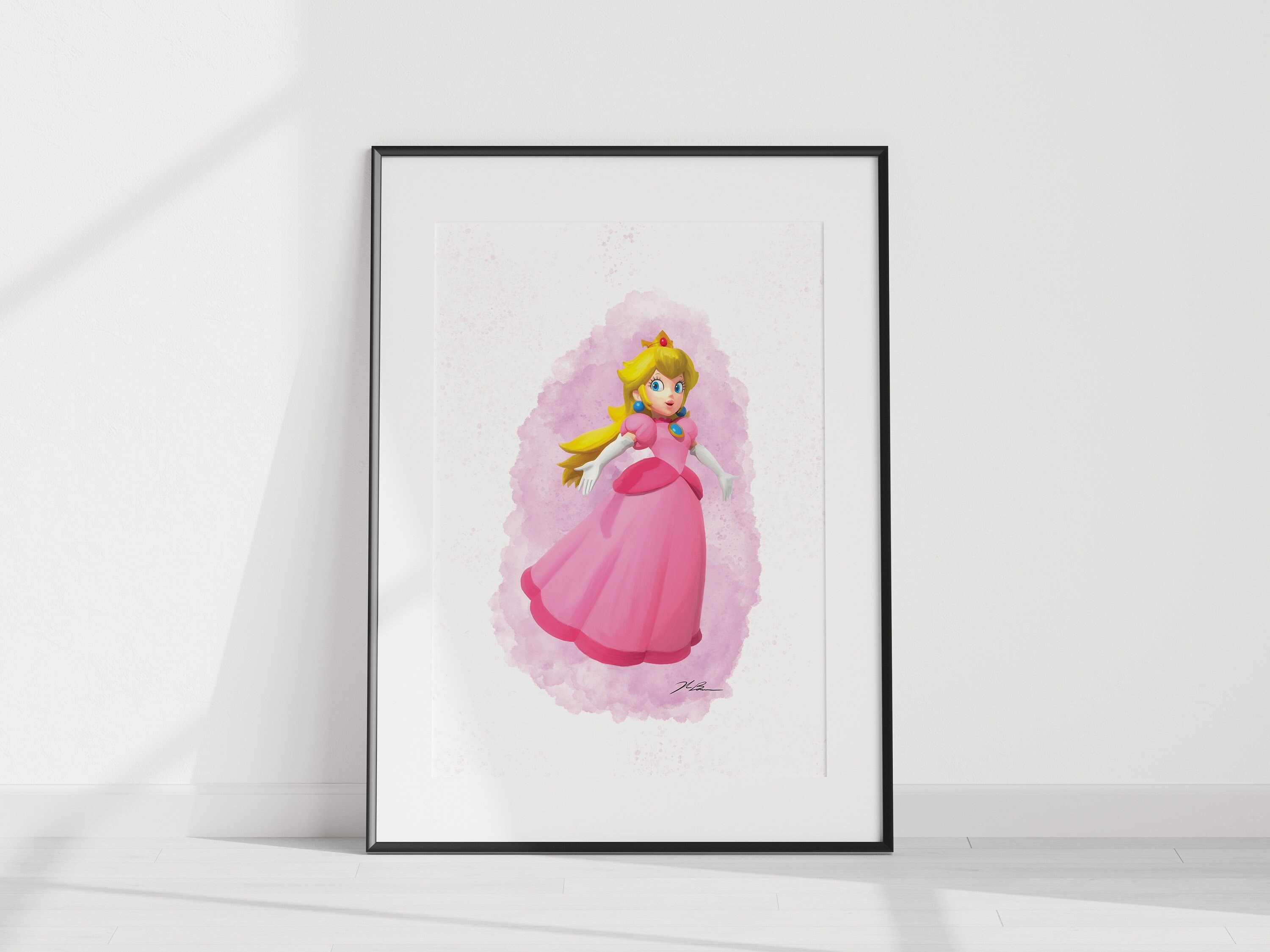 Princess Peach From Super Mario Bros Digital Print PDF Printable ...