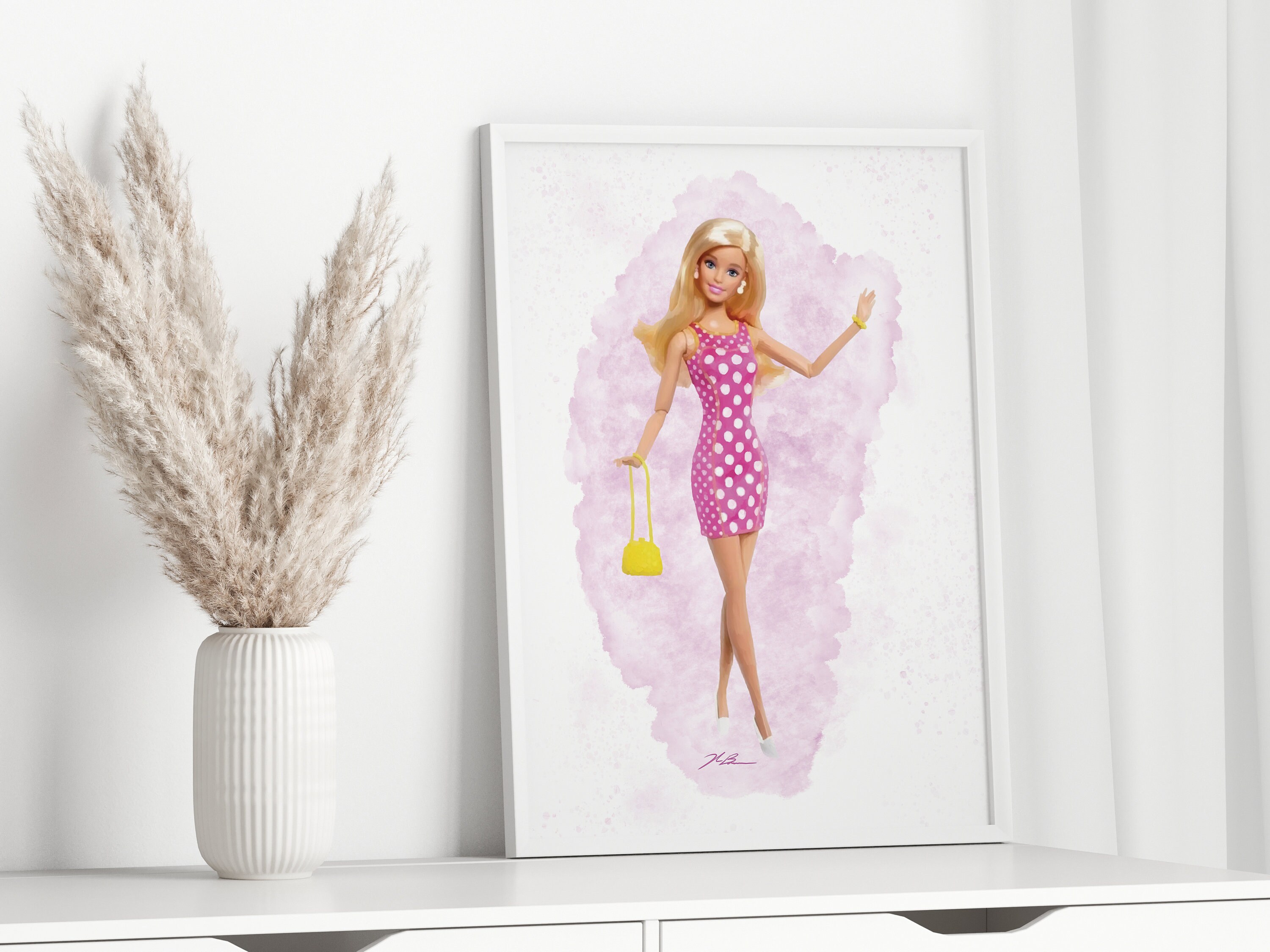 Barbie Doll Barbie Movie Digital Print PDF Printable Artwork Wall Art ...