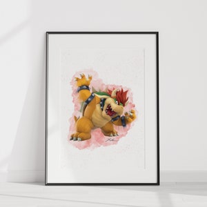 2 PACK Mario & Bowser From Super Mario Bros Digital Print PDF Printable ...
