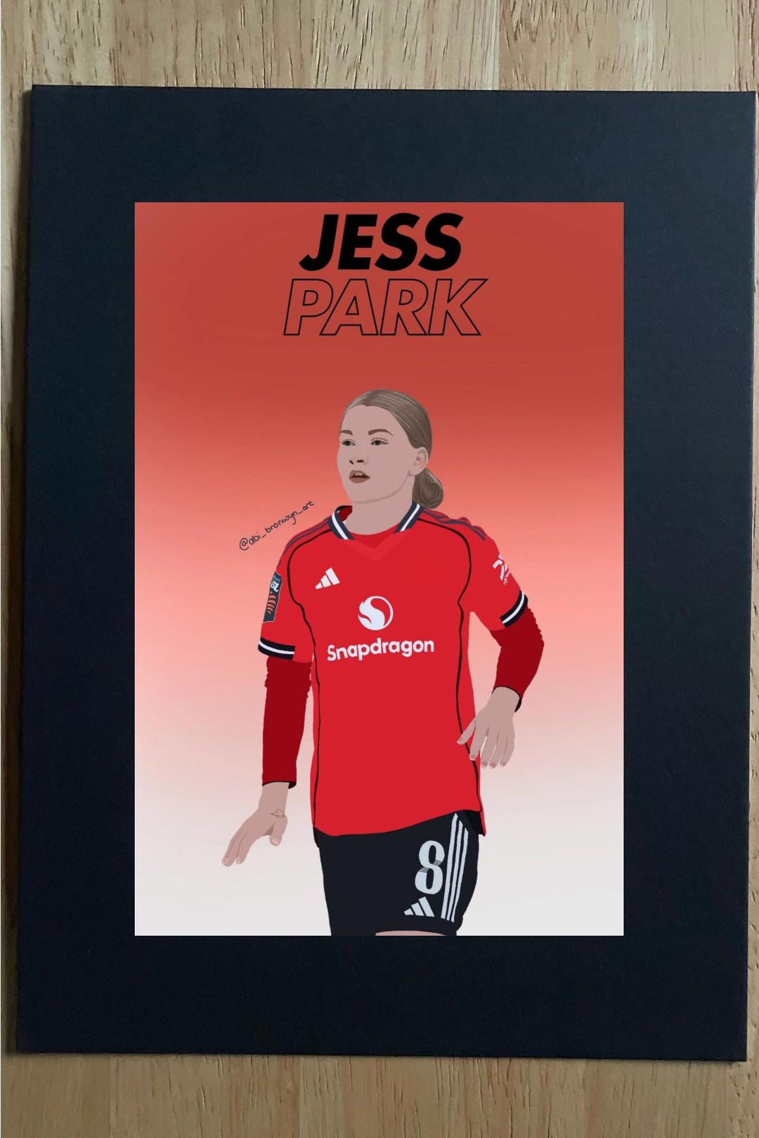 Jess Park MUFC Digital Art Print - Etsy UK