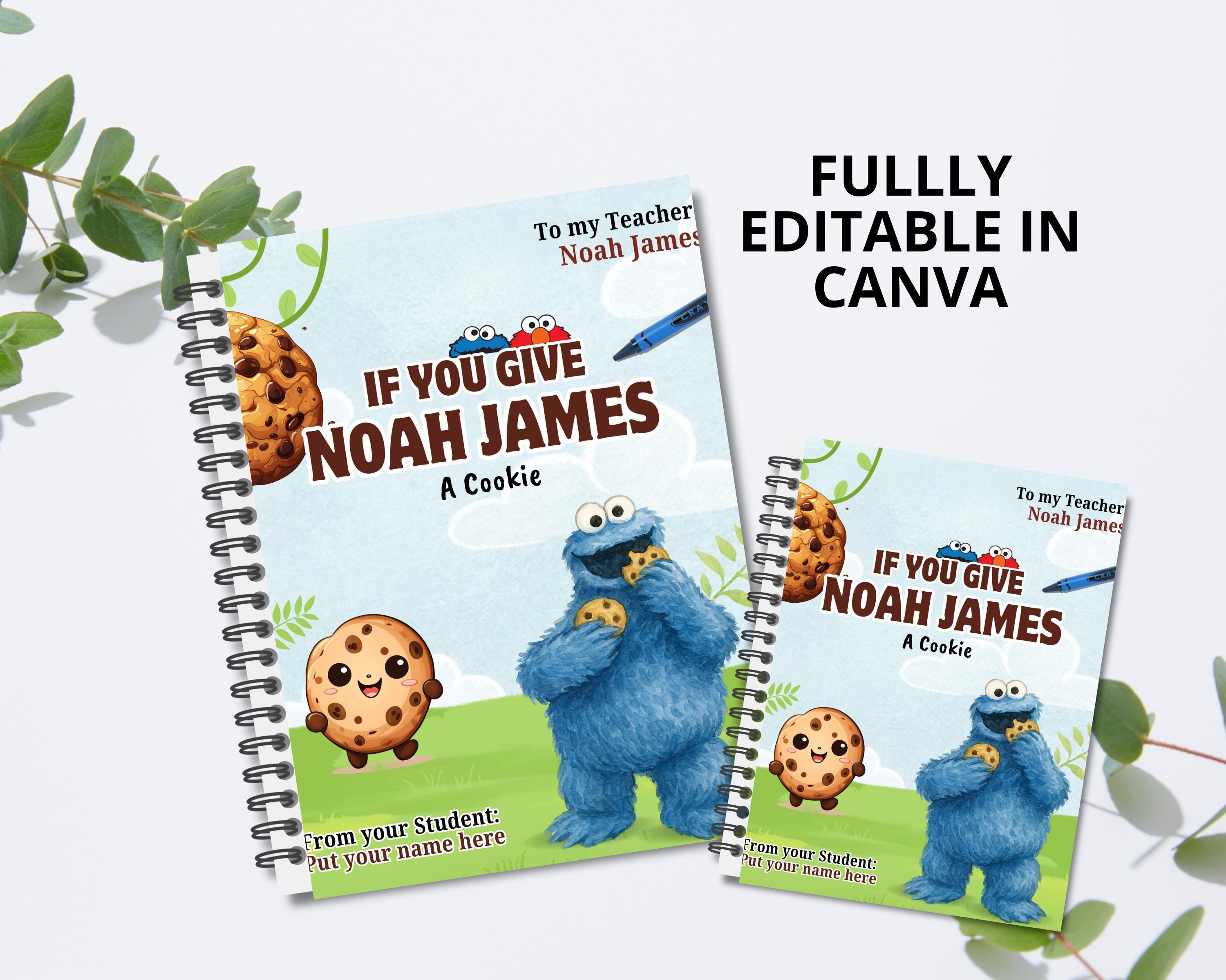 Editable Teacher Appreciation Book Template, Canva Thank You Gift ...