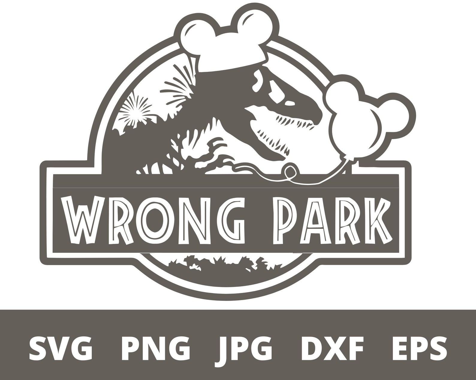 Wrong Park Svg, Dino Inspired SVG, Dinosaur Svg, Trip SVG, Dinosaur ...
