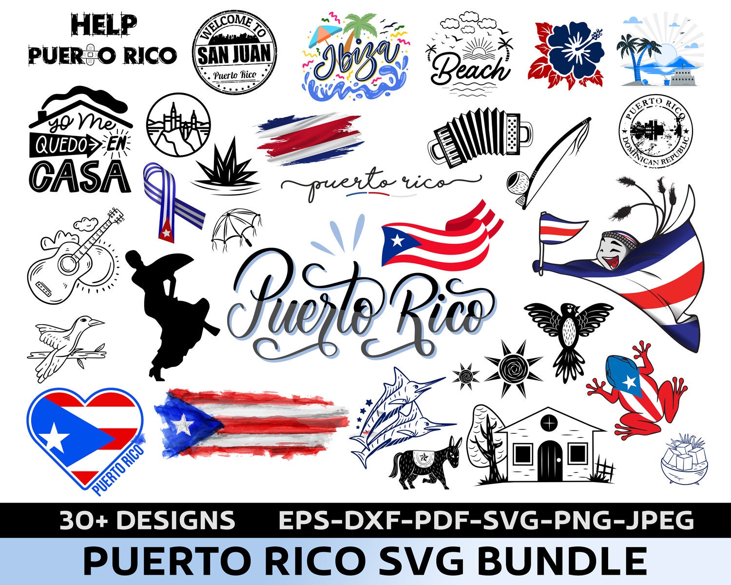 Puerto Rico Svg Latina Svg Cricut Svg Puerto Rico Png - Etsy New Zealand