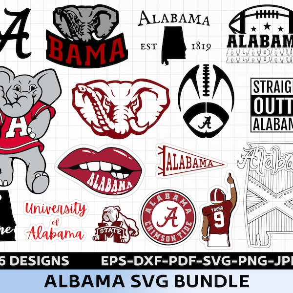 Alabama Svg - Etsy