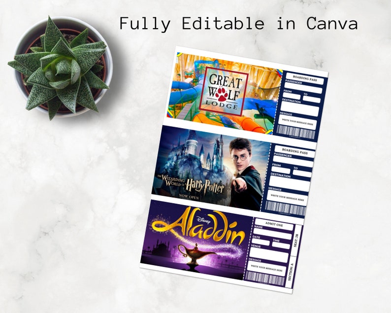 Printable HAMILTON Broadway Surprise Ticket. Editable Musical Theatre Faux Event Admission ...